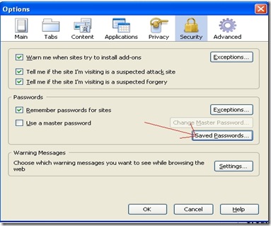 View your saved passwords for any page. ~ Tech Zone